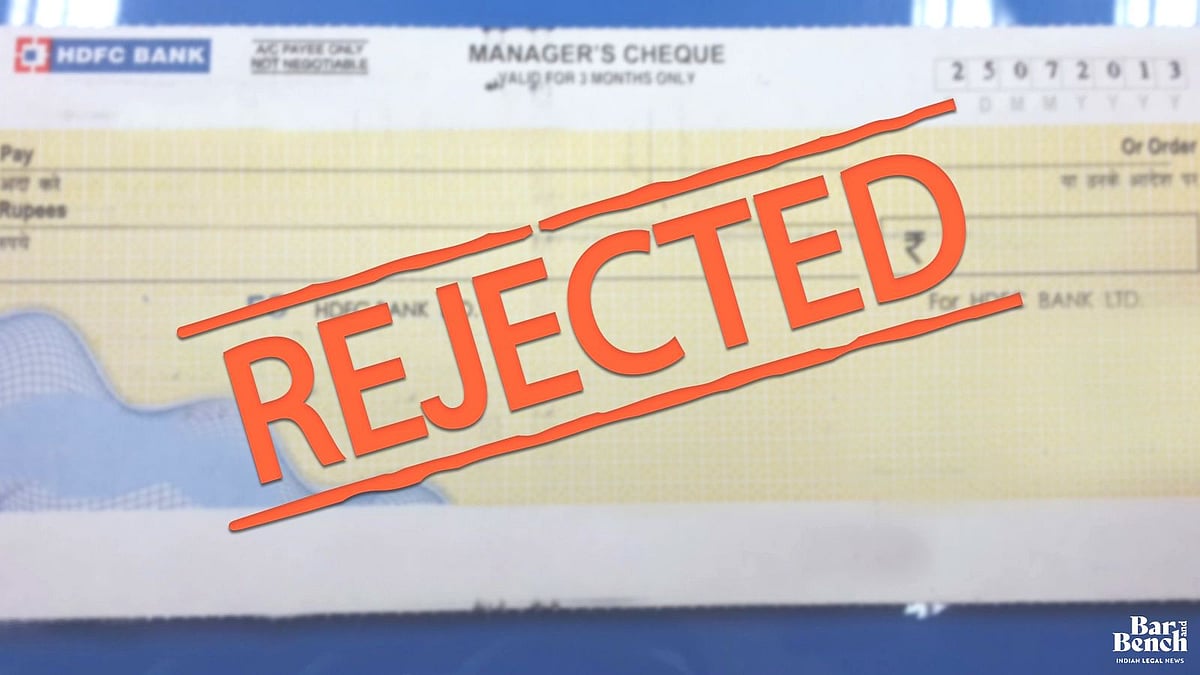 Section 138 NI Act: Can non-signatory to dishonoured cheque be ...