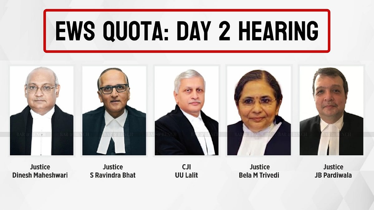 [Day 2 EWS Quota Hearing] If economic condition is recognised basis for ...