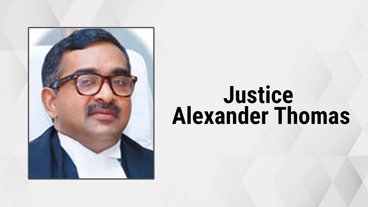 Justice Alexander Thomas appointed Acting Chief Justice of Kerala High ...