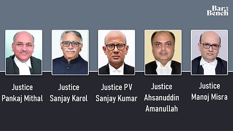 BREAKING: Central government notifies appointment of five judges to ...