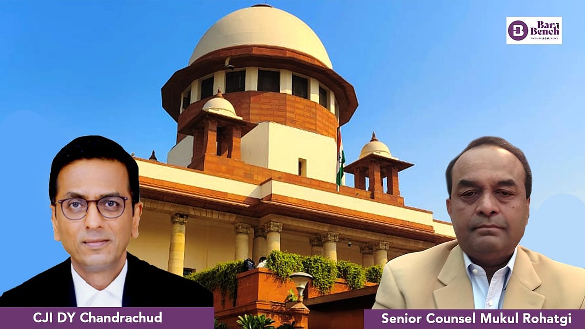 Mukul Rohatgi says lawyers forced to skip lunch since different benches ...