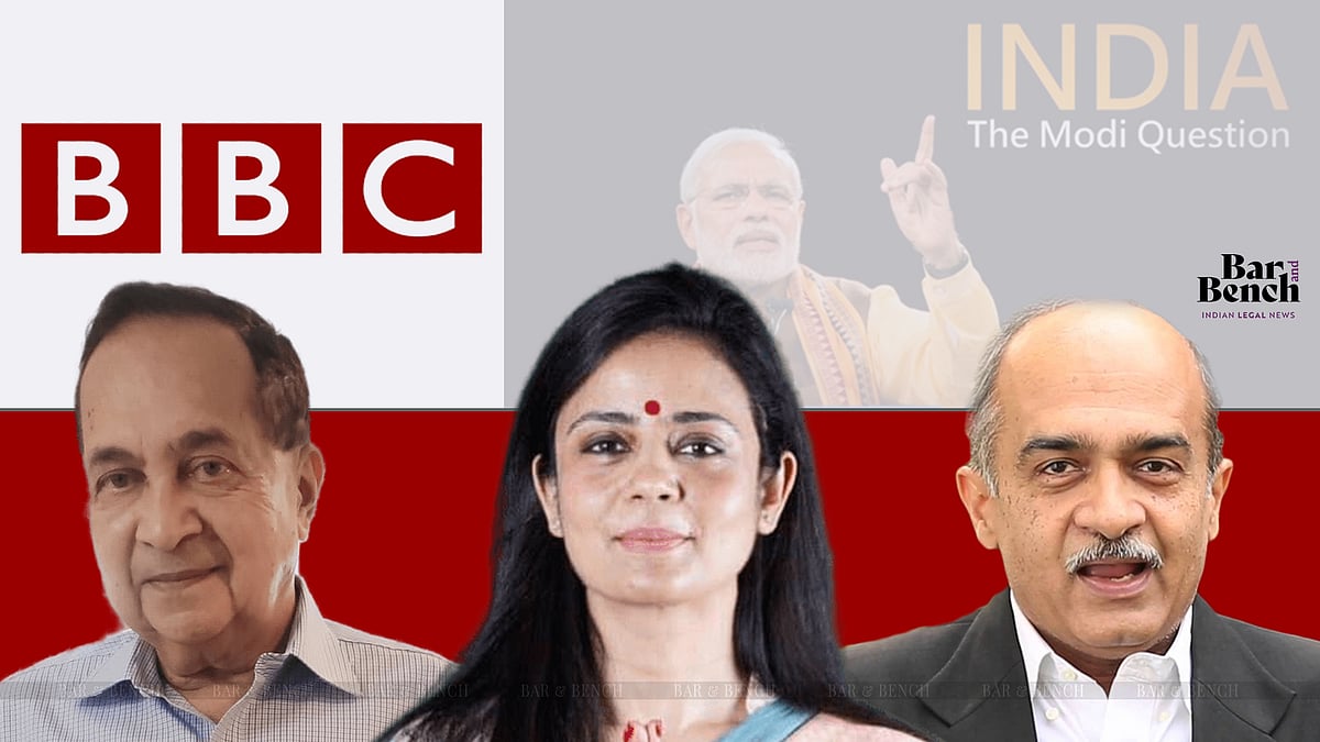 BBC documentary on PM Modi: Prashant Bhushan, Mahua Moitra, N Ram move ...