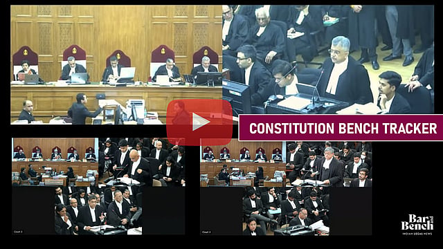 Supreme Court Constitution Bench Tracker: July - September 2023