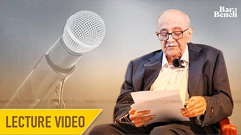 Fali Nariman revisits his CK Daphtary Memorial Lecture: The judiciary ...