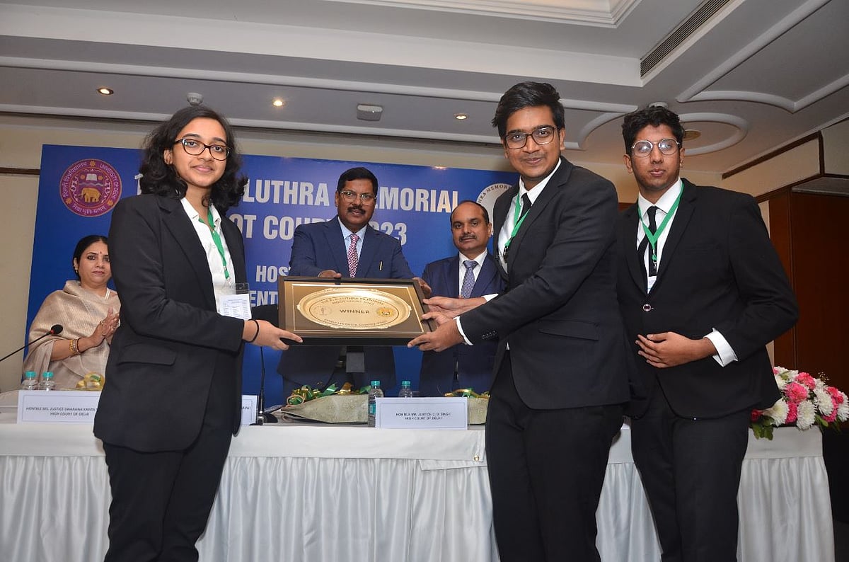 School of Law, Thirumalaisamudram wins 19th KK Luthra Memorial Moot ...