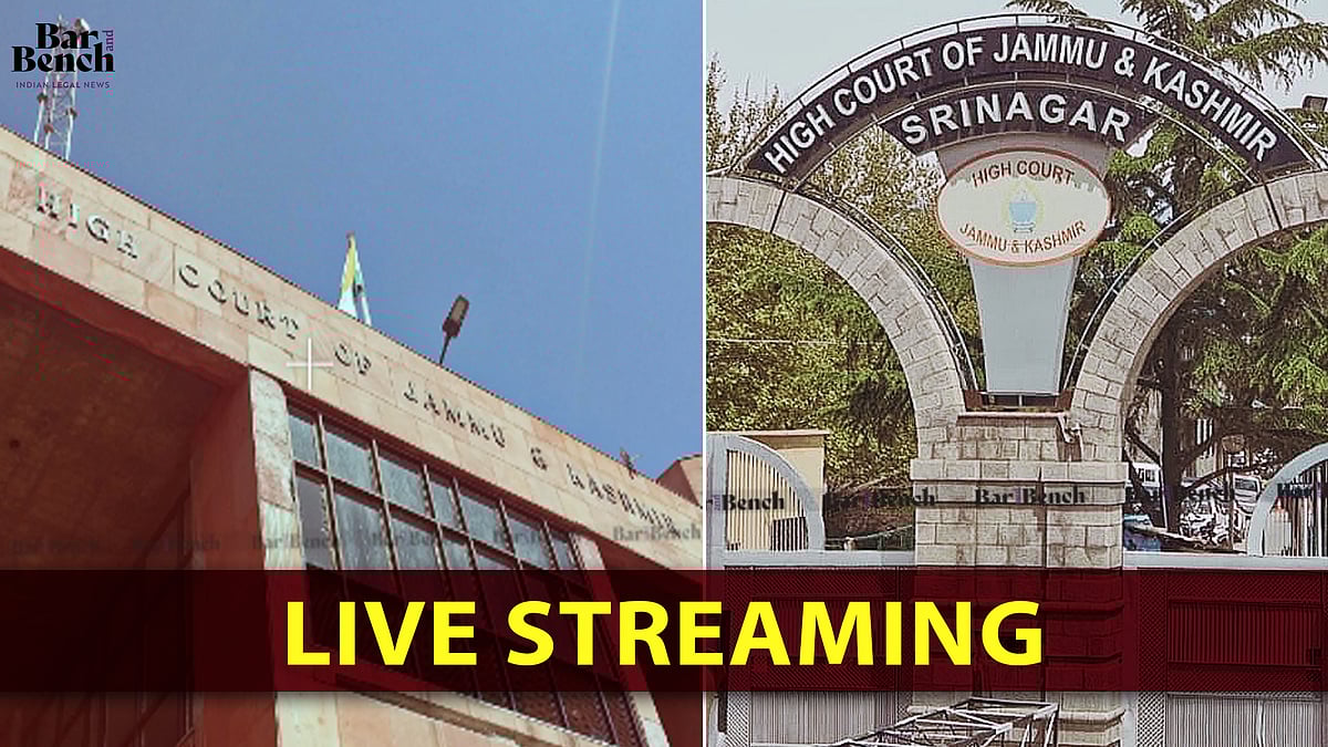 Jammu & Kashmir High Court notifies rules on live streaming of court ...