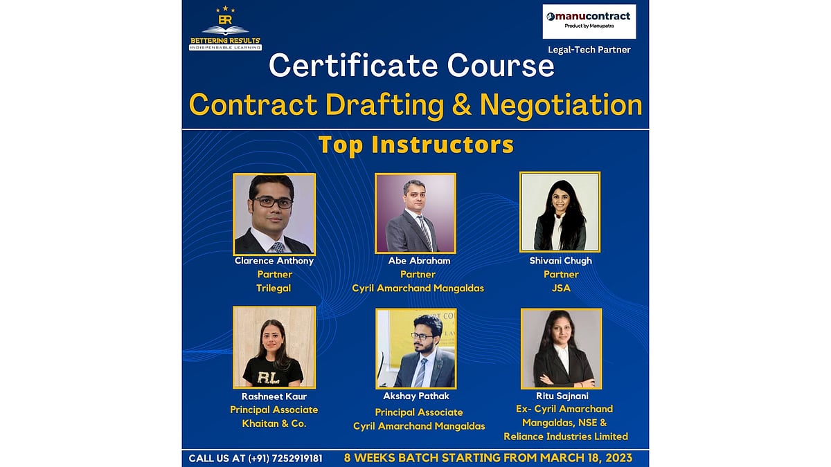 Learn Contract Drafting & Negotiation from Top Law Firm Partners ...