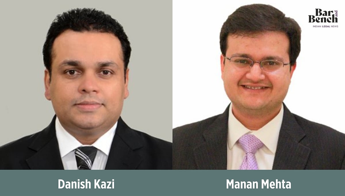 Danish Kazi and Manan Mehta join Shardul Amarchand Mangaldas