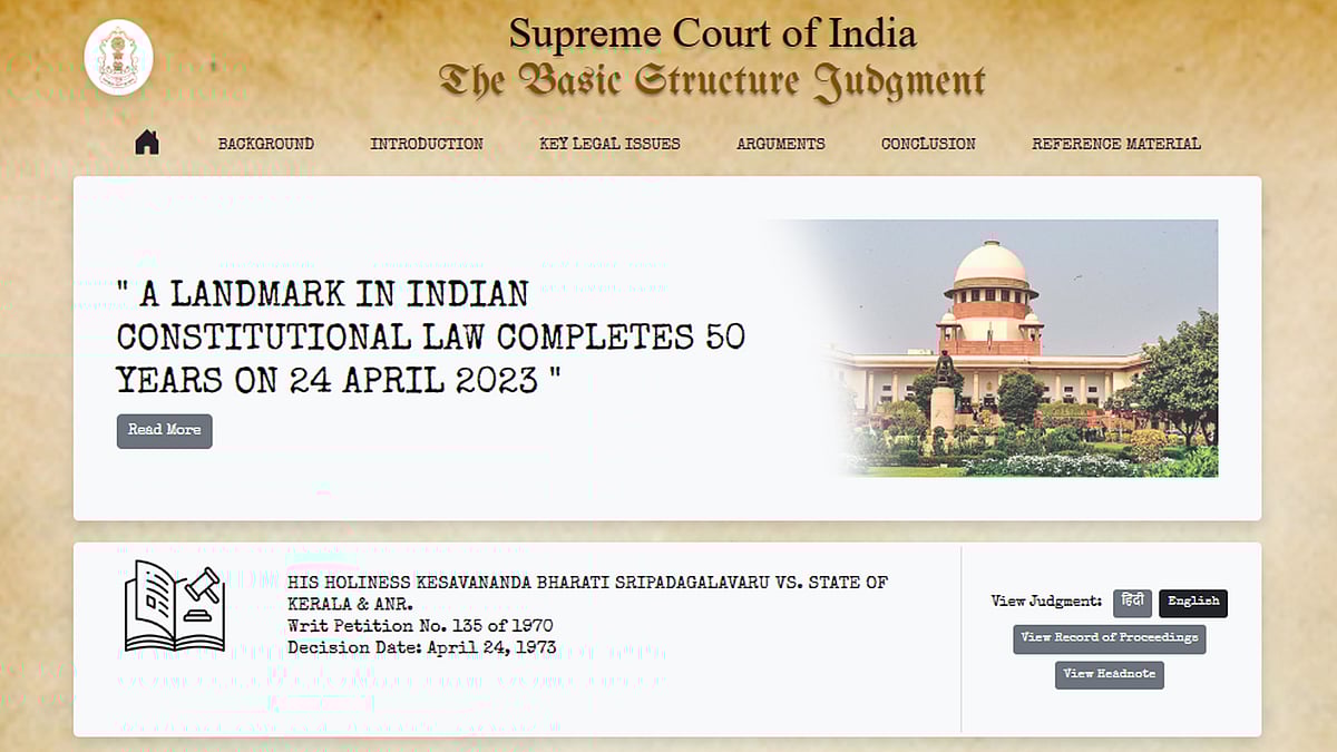Golden Jubilee of Kesavananda Bharati judgment: Supreme Court launches ...