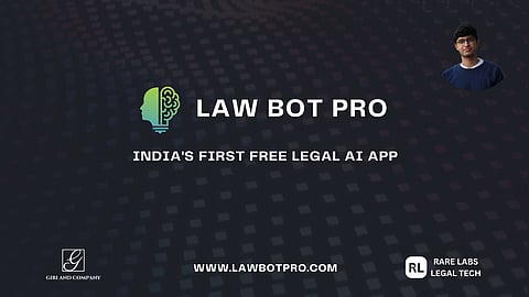 Law student develops Law Bot Pro, a free legal AI app