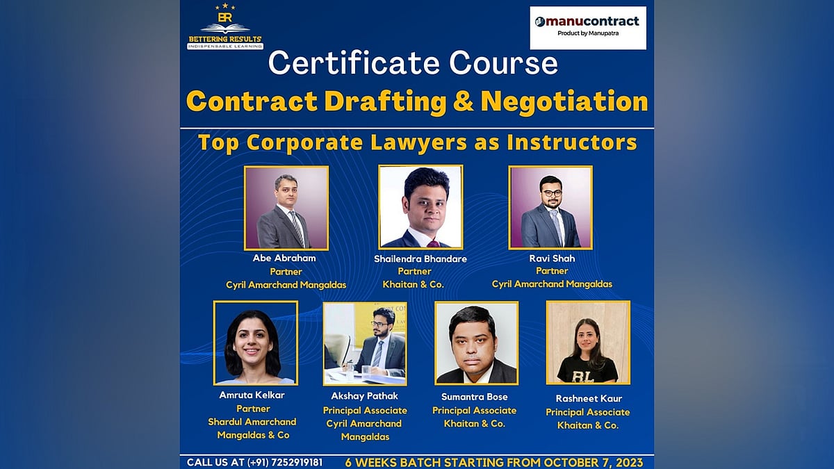 Learn Contract Drafting & Negotiation from Top Law Firm Partners at ...