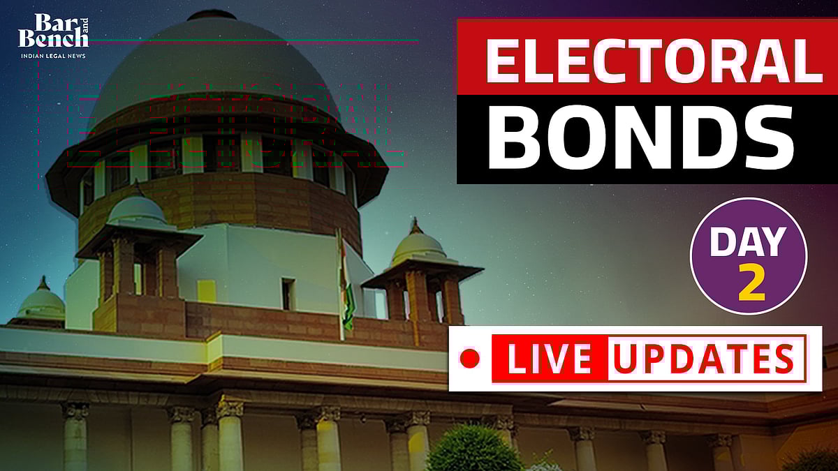 Electoral bonds case: LIVE UPDATES from Supreme Court [Day 2]