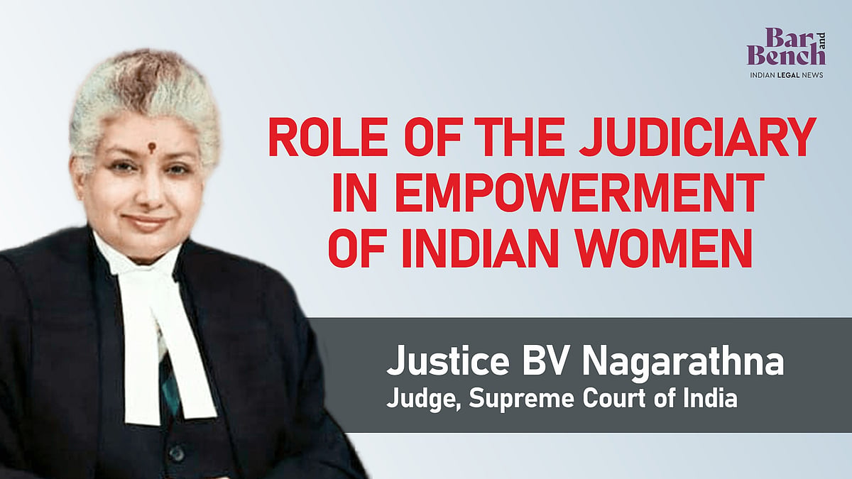 Supreme Court Justice BV Nagarathna to deliver 28th Justice Sunanda ...