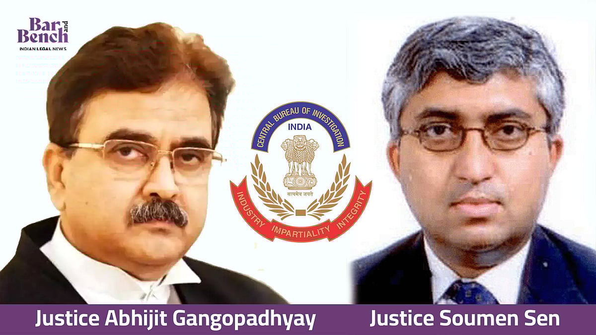 Justice Soumen Sen of Calcutta High Court acting for political party ...