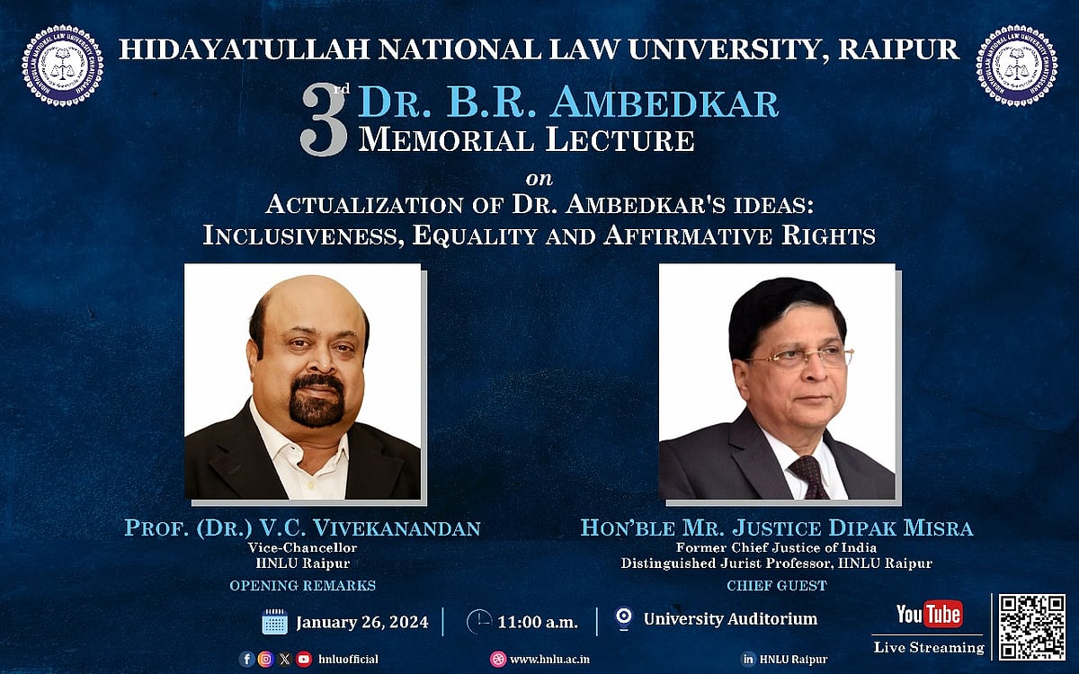 Former CJI Dipak Misra to deliver 3rd Dr BR Ambedkar Memorial Lecture ...