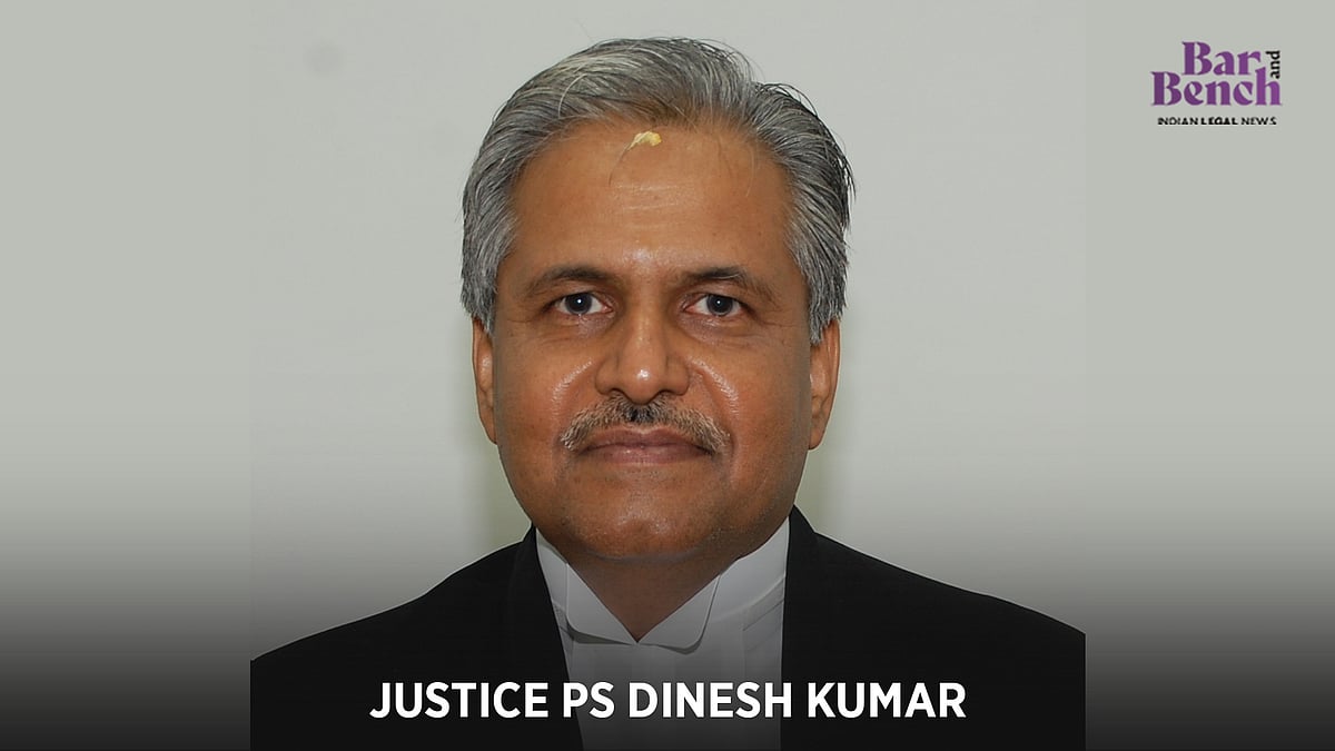 Supreme Court Collegium recommends appointment of Justice PS Dinesh Kumar as Chief Justice of ...