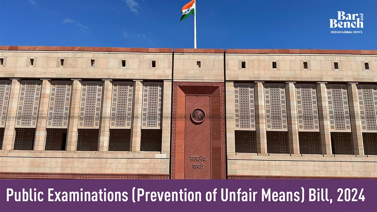 Central government introduces Public Examinations (Prevention of Unfair ...