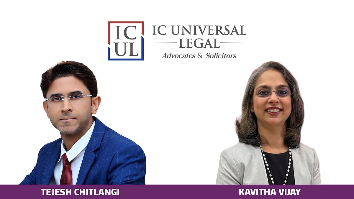 IC Universal Legal appoints Tejesh Chitlangi and Kavitha Vijay as Joint ...