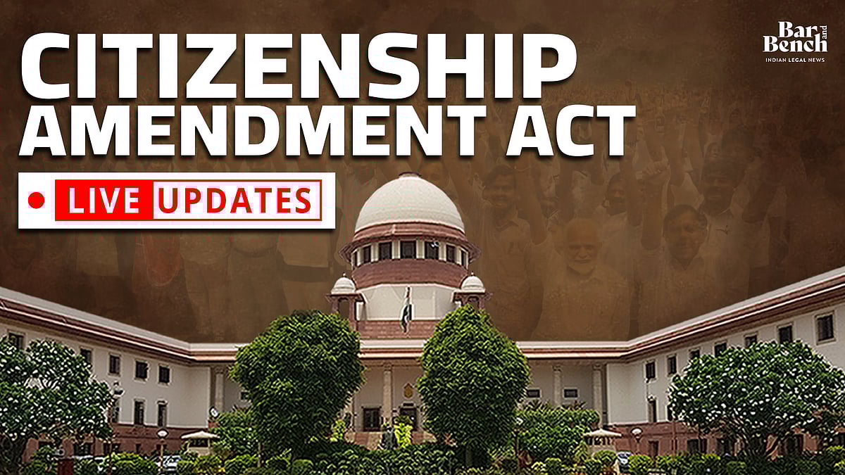 Supreme Court hears challenge to Citizenship Amendment Act, CAA Rules ...