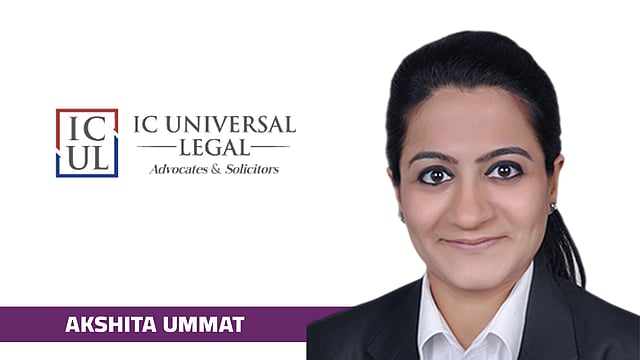 IC Universal Legal elevates Akshita Ummat to Partnership