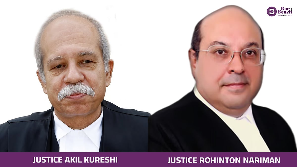 Justice Rohinton Nariman on why Justice Akil Kureshi was not elevated ...