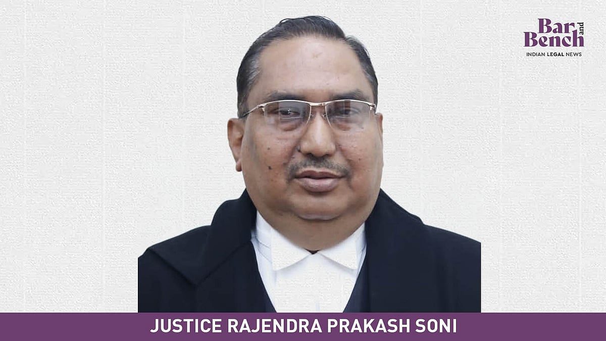 Rajasthan High Court judge Justice Rajendra Prakash Soni passes away