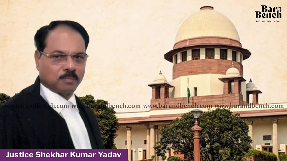 Supreme Court Collegium summons Justice Shekhar Kumar Yadav over ...