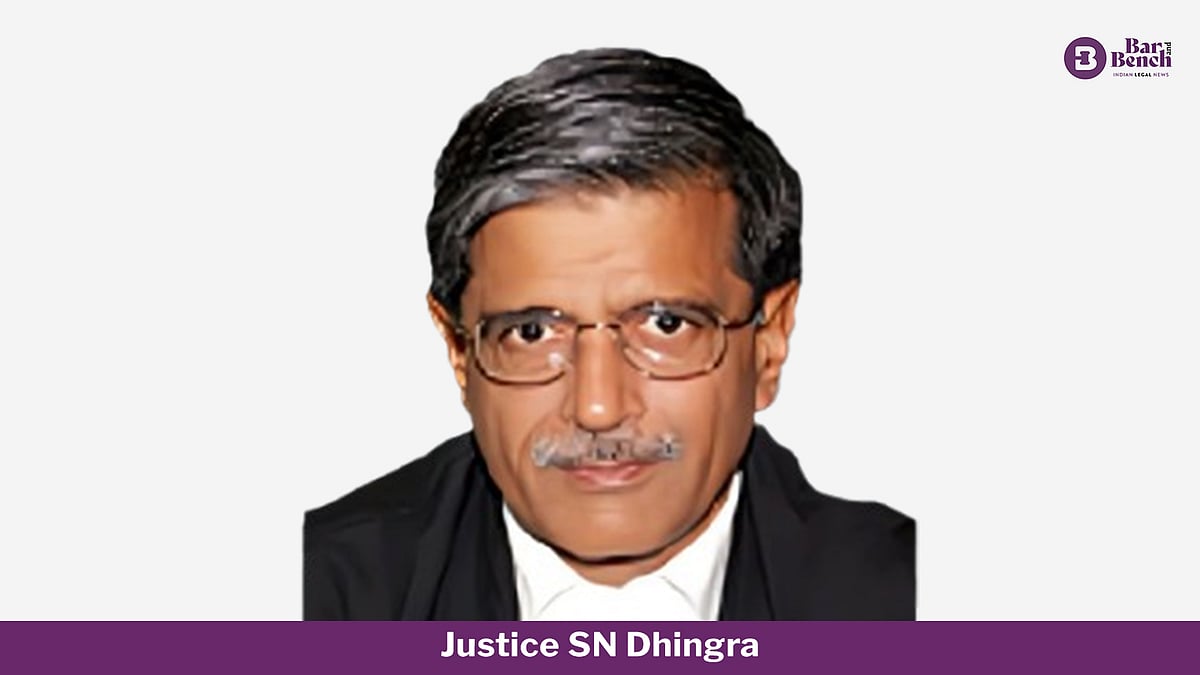 Delhi High Court refuses to entertain plea by Justice SN Dhingra ...