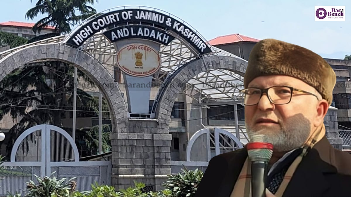 Jammu & Kashmir HC upholds arrest of Mian Abdul Qayoom