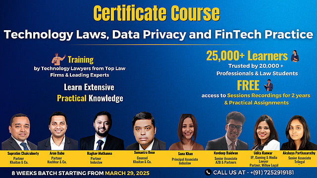 Course on Technology Law and FinTech Laws Practice by Bettering Results ...