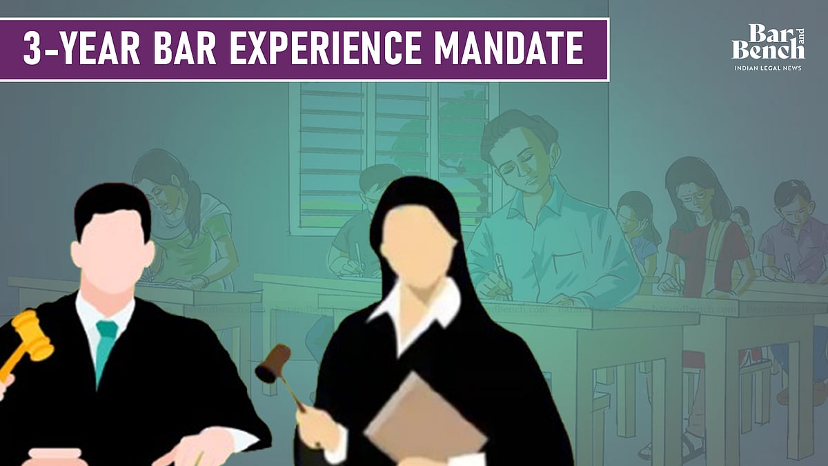 3-year Bar experience mandate: What it means for judiciary aspirants