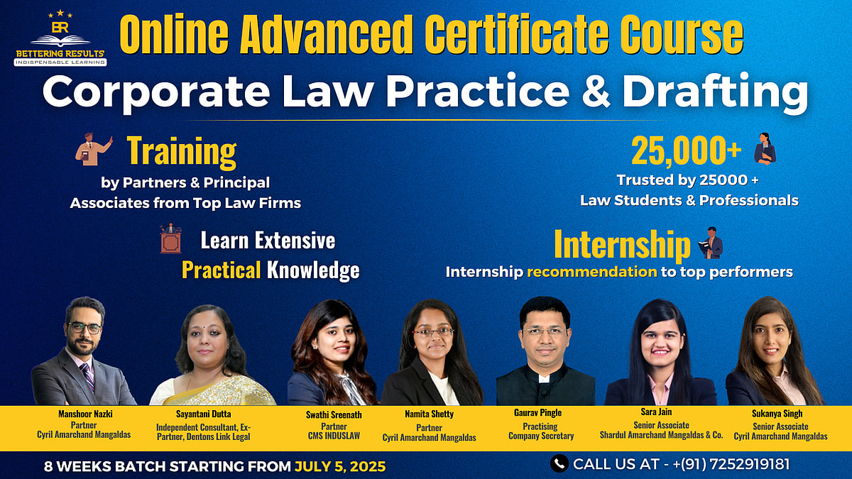 Learn Corporate Law Practice and Drafting from Top Law Firm Partners at ...