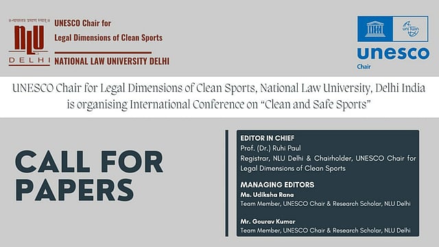 Call for Papers: NLU Delhi UNESCO Chair to host international ...