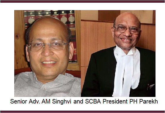 SCBA hits out at Abhishek Manu Singhvi; Plates and plaques describing