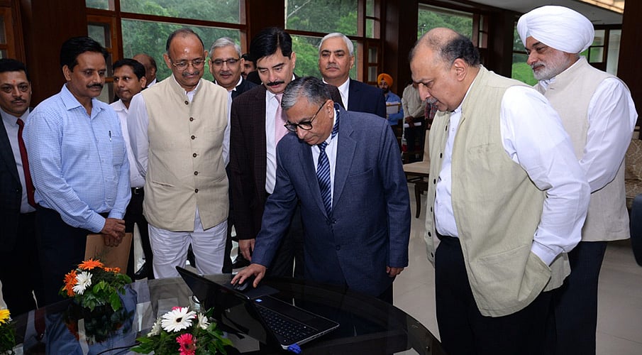 Virtual Court for dealing with Traffic Challan cases launched at Faridabad