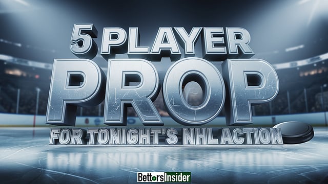 Top 5 NHL Player Prop Bets for Tonight's Games