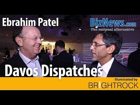 Minister Ebrahim Patel - what's SA's good news story?