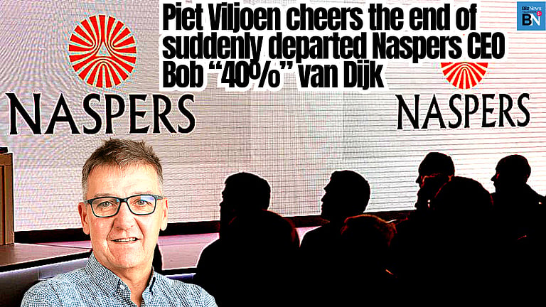 Piet Viljoen cheers the end of suddenly departed Naspers CEO