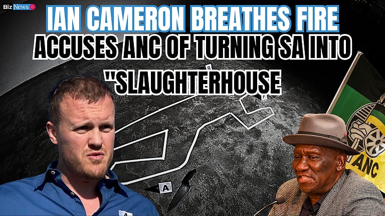 Ian Cameron accuses ANC of turning SA into a "slaughterhouse"