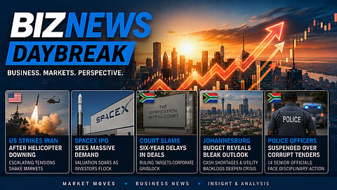 BN Daybreak: US strikes Iran; SpaceX demand; Joburg budget woes