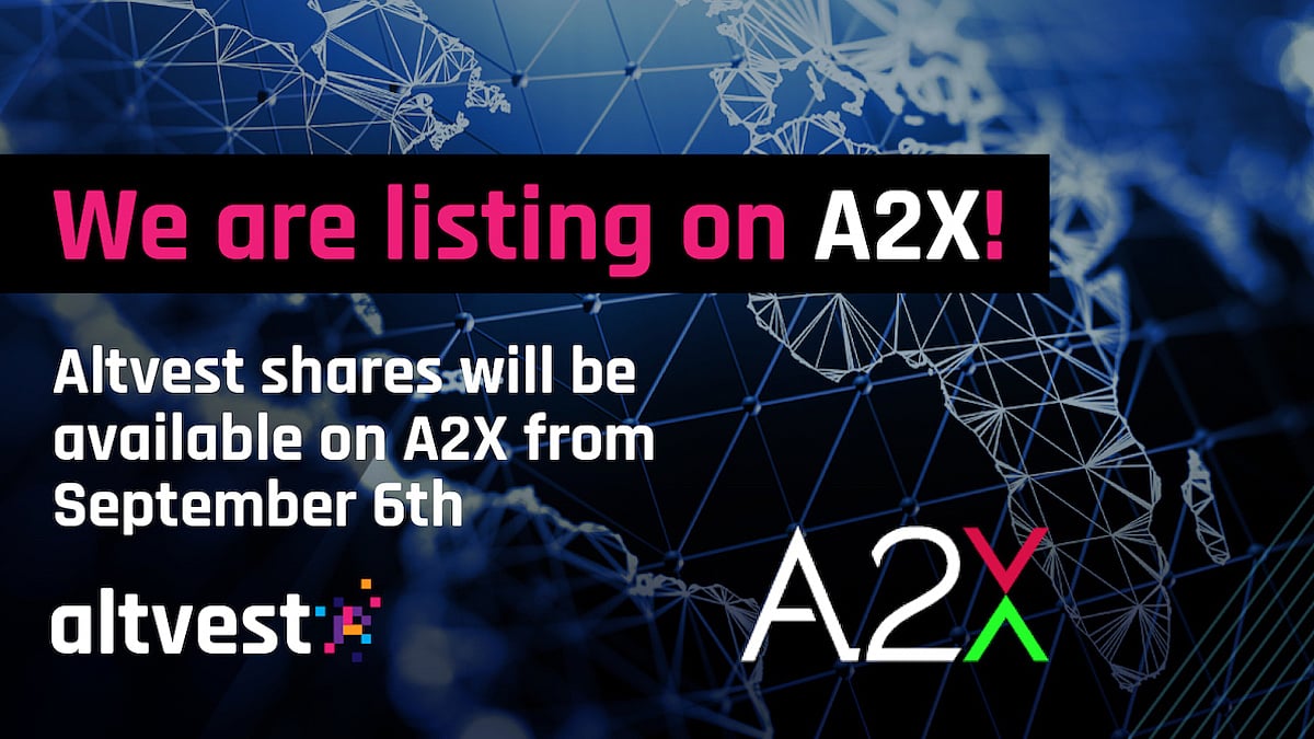 Disruptive alternative investment platform Altvest to secondary list on A2X