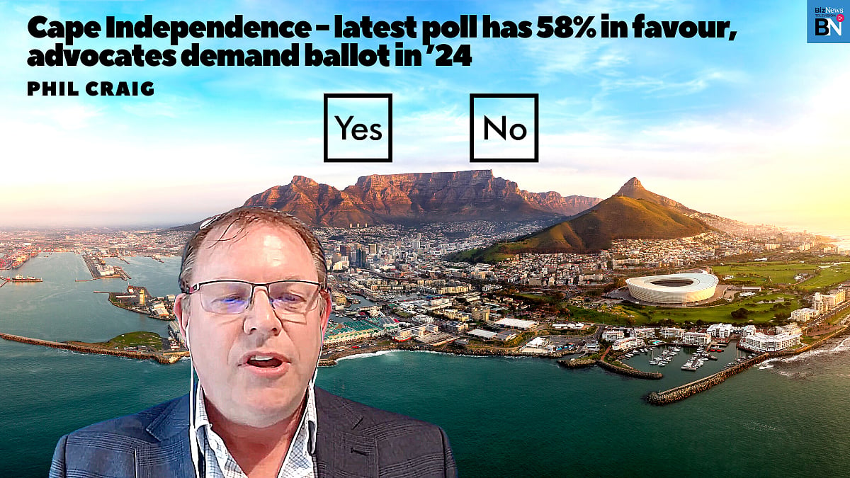 Cape Independence: latest poll has 58% in favour