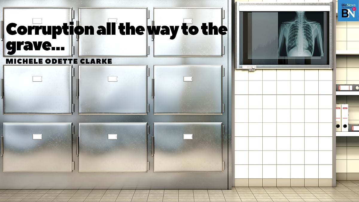 Corruption all the way to the grave…