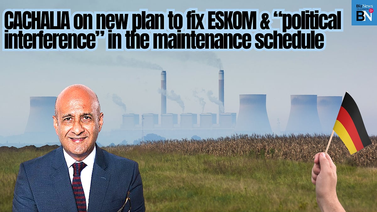Cachalia on new plan to fix ESKOM