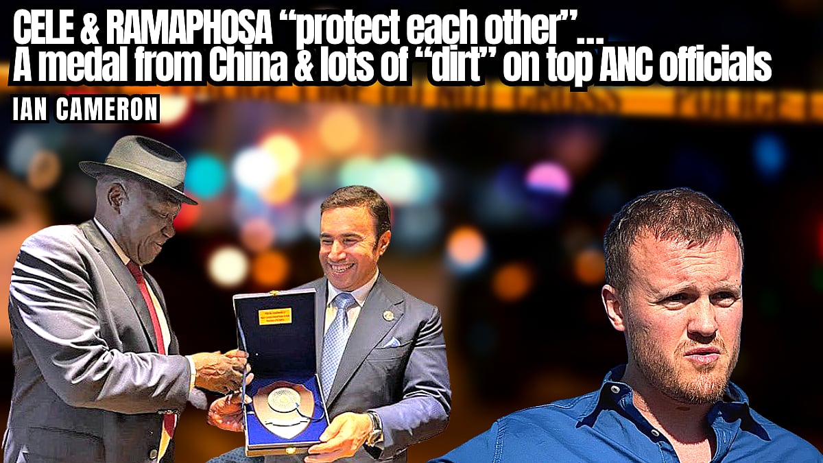 Ian Cameron: Cele & Ramaphosa protect each other...