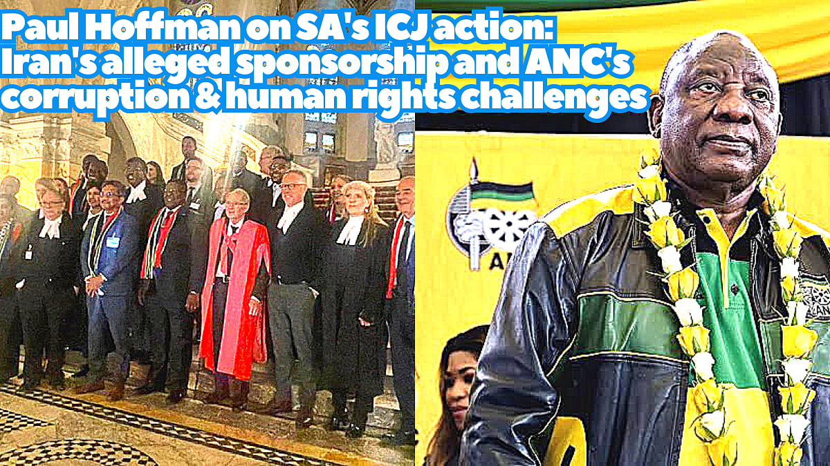 Paul Hoffman - SA is looking like the 'useful idiot' for Hamas, Iran
