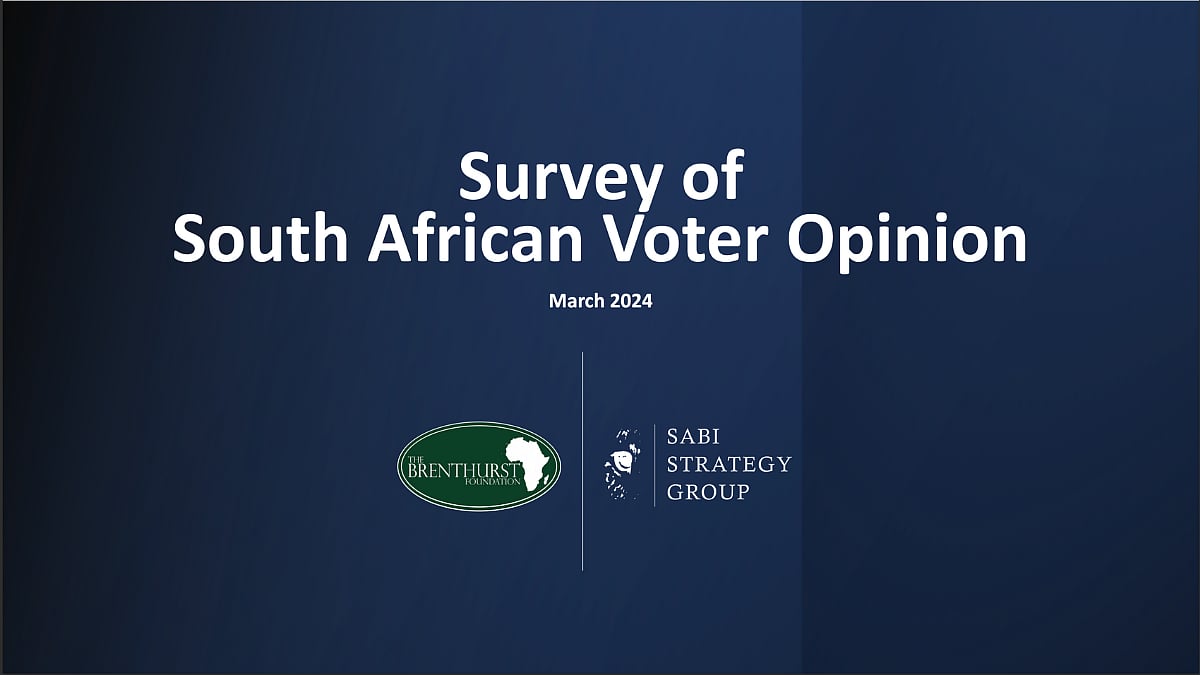 Brenthurst Foundation survey: ANC wins 39% DA 27% & MK 13%