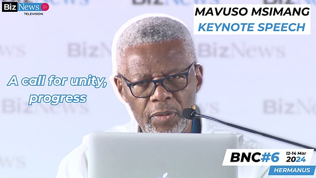BNC#6 Msimang - A call for unity, progress in post-Apartheid SA
