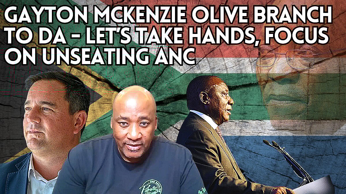 Gayton McKenzie olive branch to DA: Let’s focus on unseating ANC