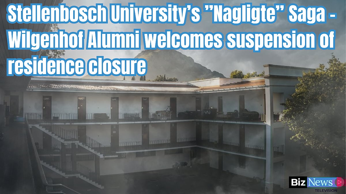 Stellenbosch University’s ’’Nagligte” Saga - Wilgenhof Alumni welcomes ...